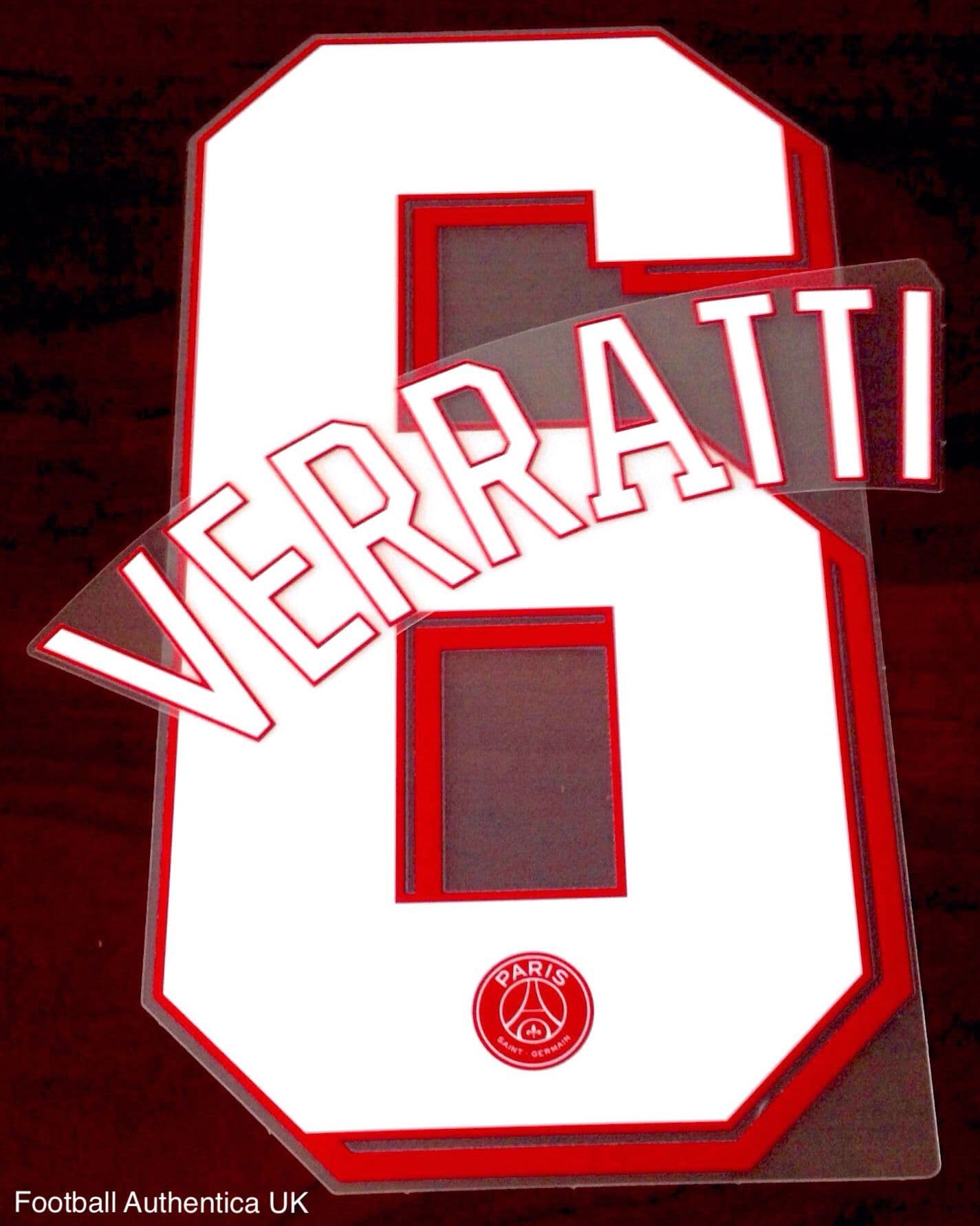 2021-22 PSG Paris St Germain UCL Home Shirt VERRATTI 6 Official Player ...