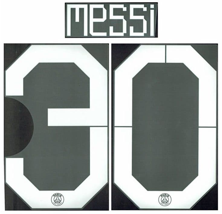 2021-22 PSG Paris St Germain UCL Third Shirt MESSI 30 Official Player ...