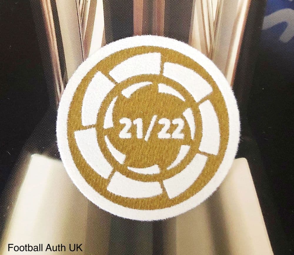2021-22 Real Madrid LA LIGA CHAMPIONS Official Player Issue Size ...