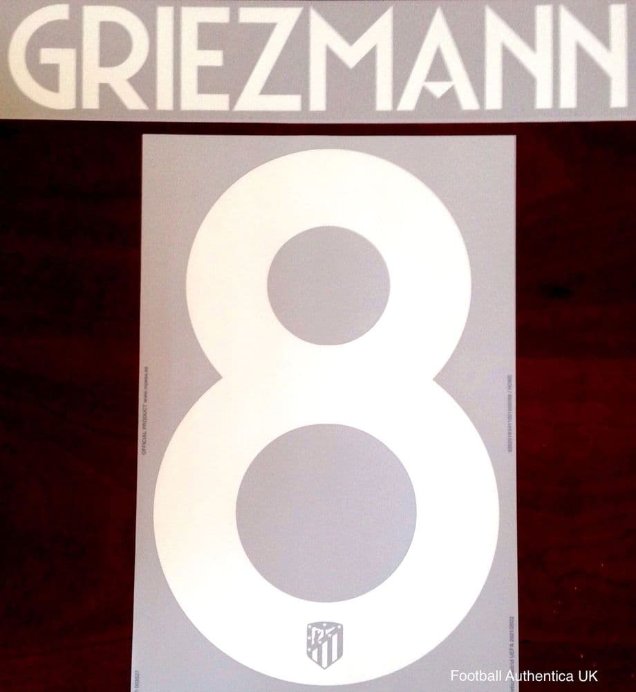 2021-23 Atletico Madrid UCL Home/Away/Third Shirt GRIEZMANN 8 Official ...
