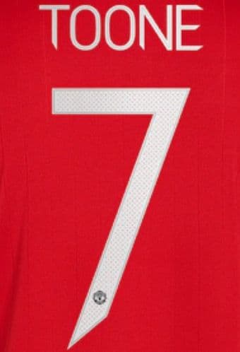 2021-23 Manchester United Women Club Cup Font Home Shirt TOONE 7 ...