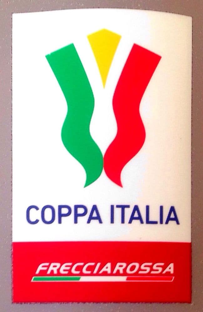 Italian Cup Logo Italia Italy Blue FIGC Logo Soccer World Cup 12 X 18