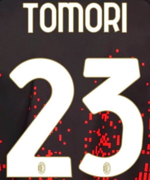 2022-23 AC Milan X KOCHE Fourth Shirt TOMORI 23 Official Player Issue ...