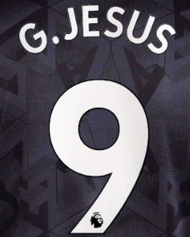 2022-23 Arsenal Home/Away Shirt G JESUS 9 Official Player Issue Size ...
