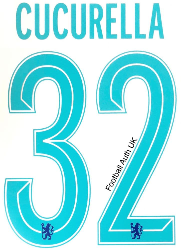 2022-23 Chelsea UCL & FA CUP Away Shirt CUCURELLA 32 Official Player ...