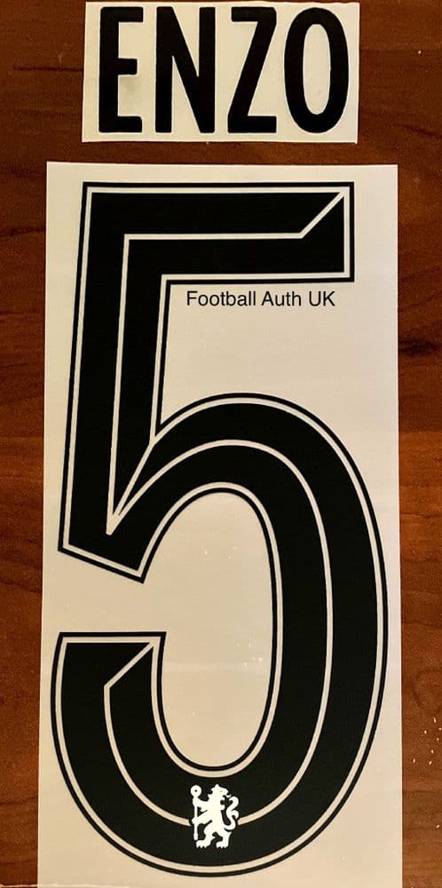 2022-23 Chelsea UCL & FA CUP Third Shirt ENZO 5 Official Player Issue ...