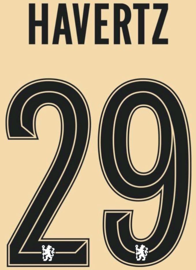 2022-23 Chelsea UCL & FA CUP Third Shirt HAVERTZ 29 Official Player ...
