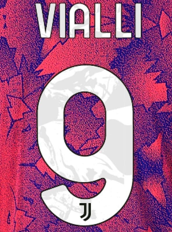 2022-23 Juventus HERO SET Away/Third Shirt VIALLI 9 Official Player ...