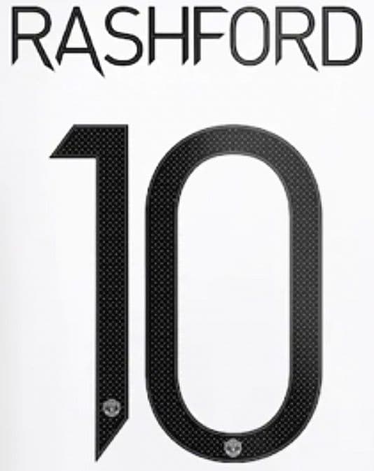 Number 10 Manchester United Fc Marcus Rashford Soccer Jersey