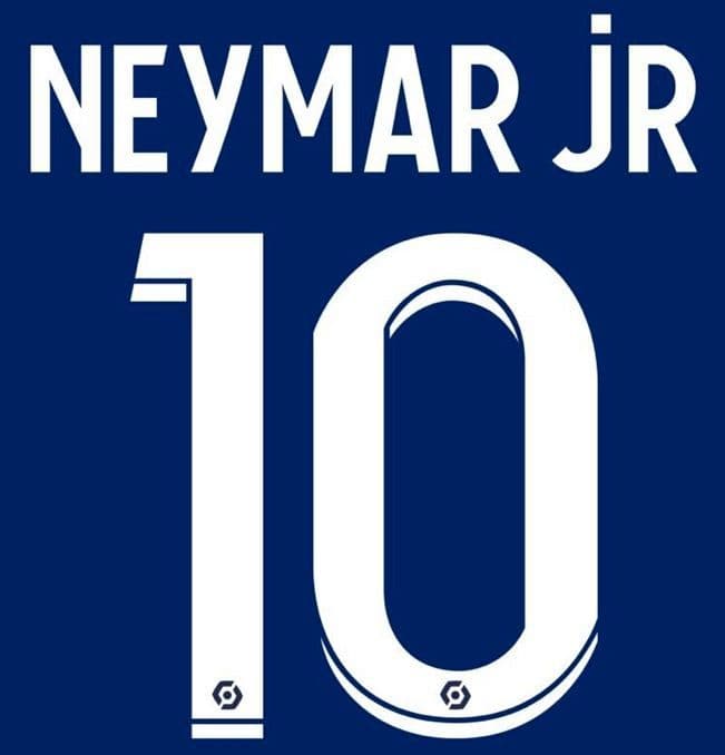 2022-23 PSG Paris LIGUE 1 Home Shirt NEYMAR JR 10 Official Player Issue ...