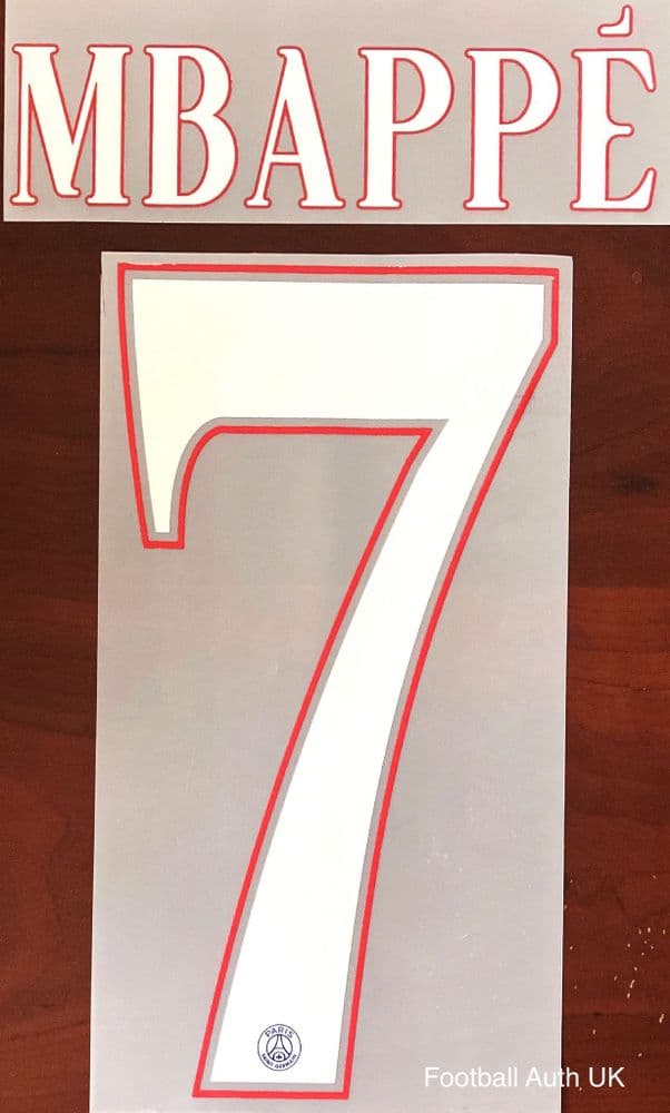 2022-23 PSG Paris St Germain UCL Home Shirt MBAPPE 7 Official Player ...
