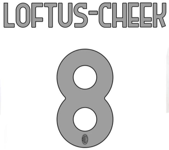 2023-24 AC Milan Away Shirt LOFTUS-CHEEK 8 Official Player Issue Size ...