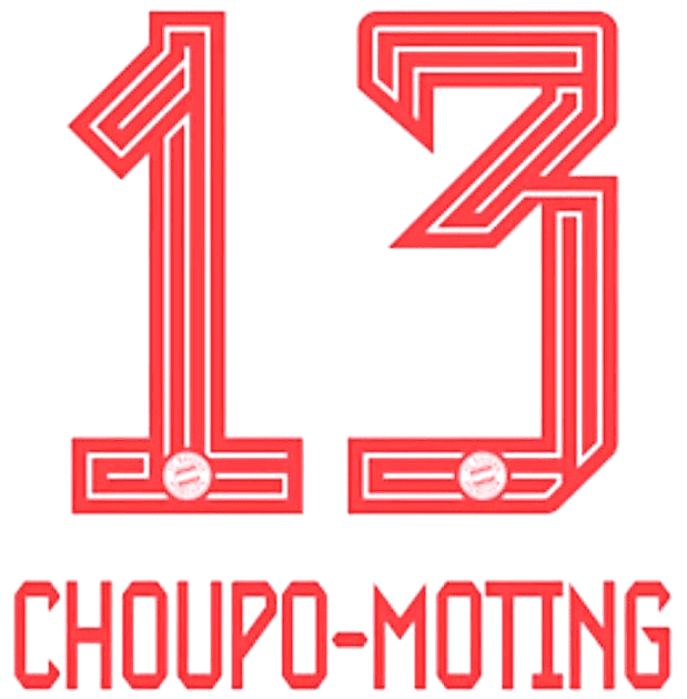 2023-24 Bayern Munich Home Shirt CHOUPO-MOTING 13 Official Football ...