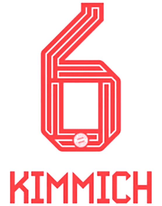 2023-24 Bayern Munich Home Shirt KIMMICH 6 Official Football Name ...