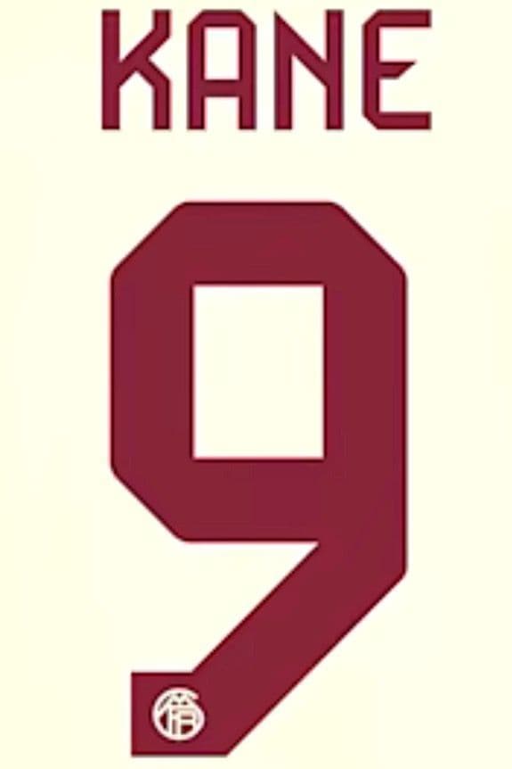 2023-24 Bayern Munich UCL Third Shirt KANE 9 Official Football Name ...