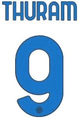 2023-24 Inter Milan Away Shirt THURAM 9 Official Player Issue Size Name ...