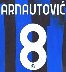 2023-24 Inter Milan Home Shirt ARNAUTOVIC 8 Official Player Issue Size ...