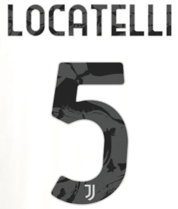 2023-24 Juventus Away Shirt LOCATELLI 5 Official Player Issue Size Name ...
