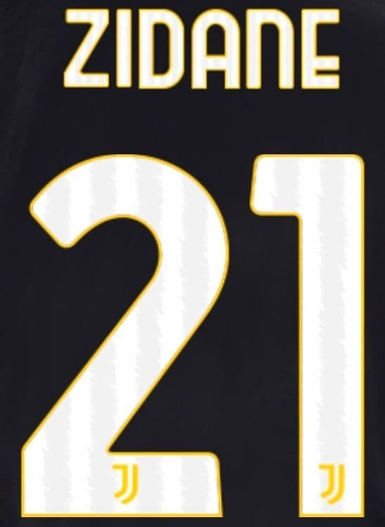 2023-24 Juventus LEGENDS MATCH Home Shirt ZIDANE 21 Official Player ...