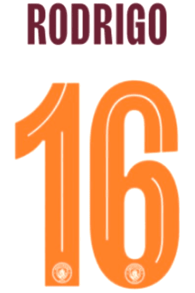 2023-24 Manchester City UCL & FA CUP Away Shirt RODRIGO 16 Official ...