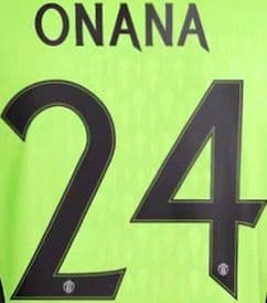 2023-24 Manchester United UCL & FA CUP Home GK Shirt ONANA 24 Official ...