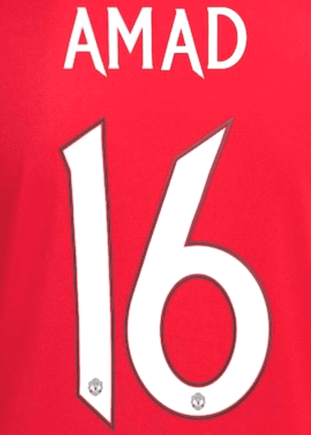 2023-24 Manchester United UCL & FA CUP Home Shirt AMAD 16 Official ...