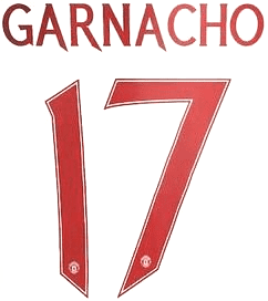 2023-24 Manchester United UCL & FA CUP Third Shirt GARNACHO 17 Official ...