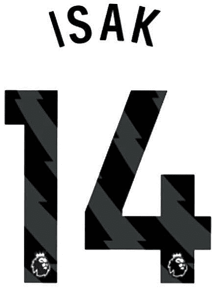 2023-24 Newcastle United Away Shirt ISAK 14 Official Player Issue Size ...