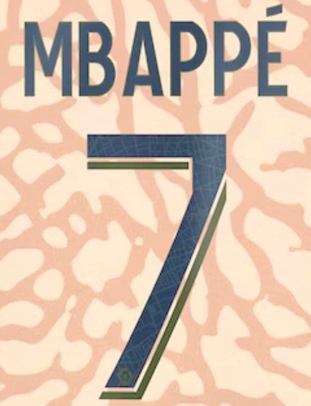 2023-24 PSG Paris MBAPPE 7 Jordan X Fourth Shirt Official Player Issue ...