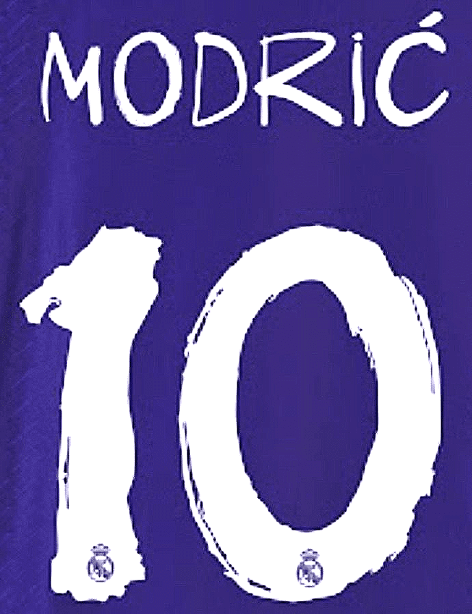 2023-24 Real Madrid ADIDAS Y-3 Fourth Shirt MODRIC 10 Official Player ...