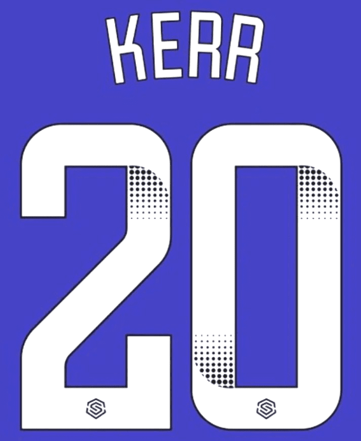 2023-25 Chelsea FA WSL Home/Away/Third Shirt KERR 20 Official Player ...