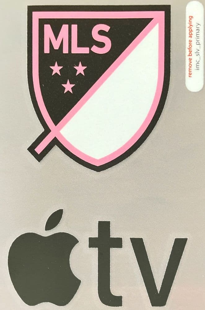 2023-25 Inter Miami MLS & APPLE TV Home Shirt Official Player Issue ...