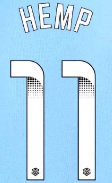 2023-25 Manchester City FA WSL Home/Away/Third Shirt HEMP 11 Official ...