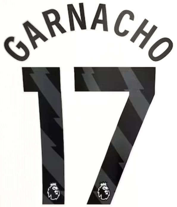 2023-25 Manchester United Third Shirt GARNACHO 17 Official Player Issue ...