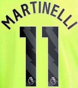 2023-26 Arsenal Away/Third Shirt MARTINELLI 11 Official Player Issue ...
