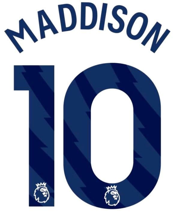 2023-26 Tottenham Hotspur Home/Away Shirt MADDISON 10 Official Player ...