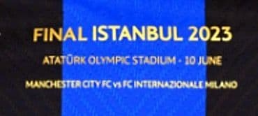 2023 Inter Milan UCL FINAL ISTANBUL Official Player Issue Size Match ...
