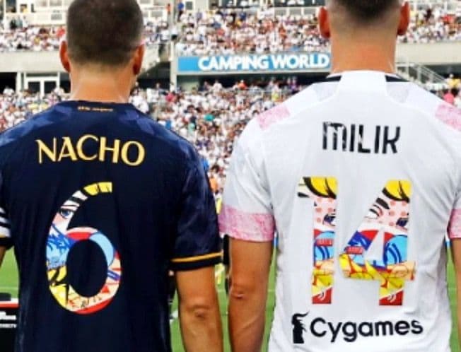 2023 Real Madrid Summer Tour Away Shirt VINI JR 7 Official Player Issue ...