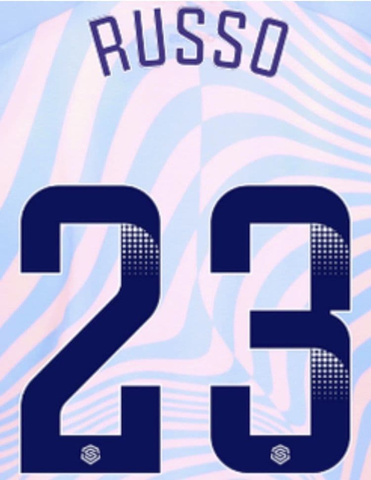 2024-25 Arsenal FA WSL Third Shirt RUSSO 23 Official Player Issue Size ...