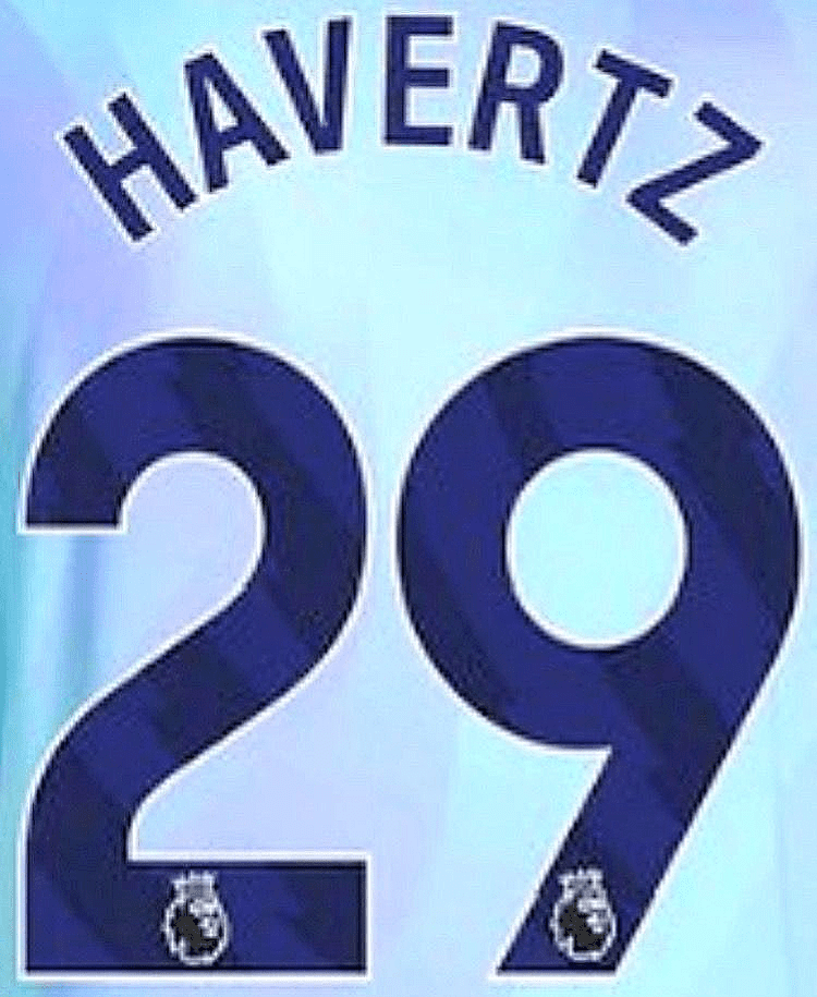 2024-25 Arsenal Third Shirt HAVERTZ 29 Official Player Issue Size Name ...
