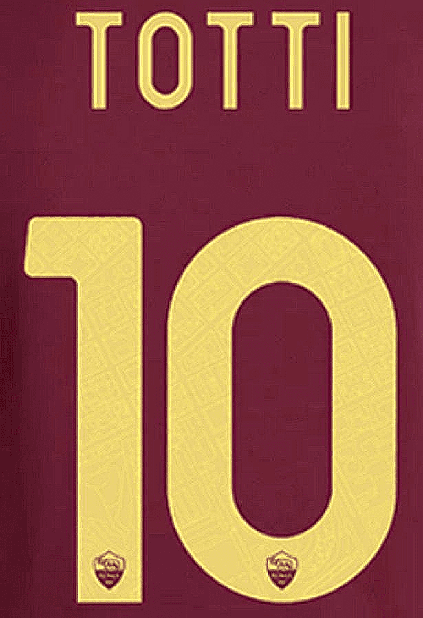 2024-25 AS Roma HERO SET Home Shirt TOTTI 10 Official Player Issue Size ...