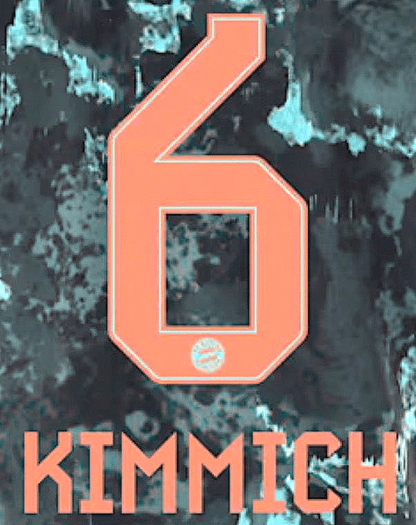 2024-25 Bayern Munich Away Shirt KIMMICH 6 Official Football Name ...