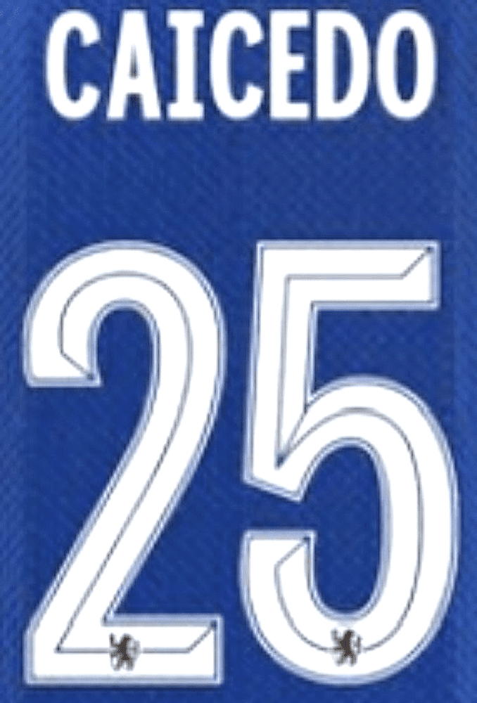 2024-25 Chelsea UECL & FA CUP Home Shirt CAICEDO 25 Official Player ...