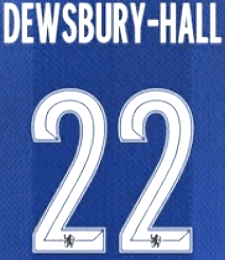 2024-25 Chelsea UECL & FA CUP Home Shirt DEWSBURY-HALL 22 Official ...