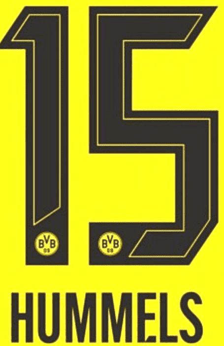 2024-25 Dortmund BVB Home/Third Shirt HUMMELS 15 Official Player Issue ...