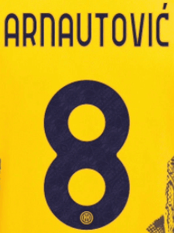 2024-25 Inter Milan Third Shirt ARNAUTOVIC 8 Official Player Issue Size ...