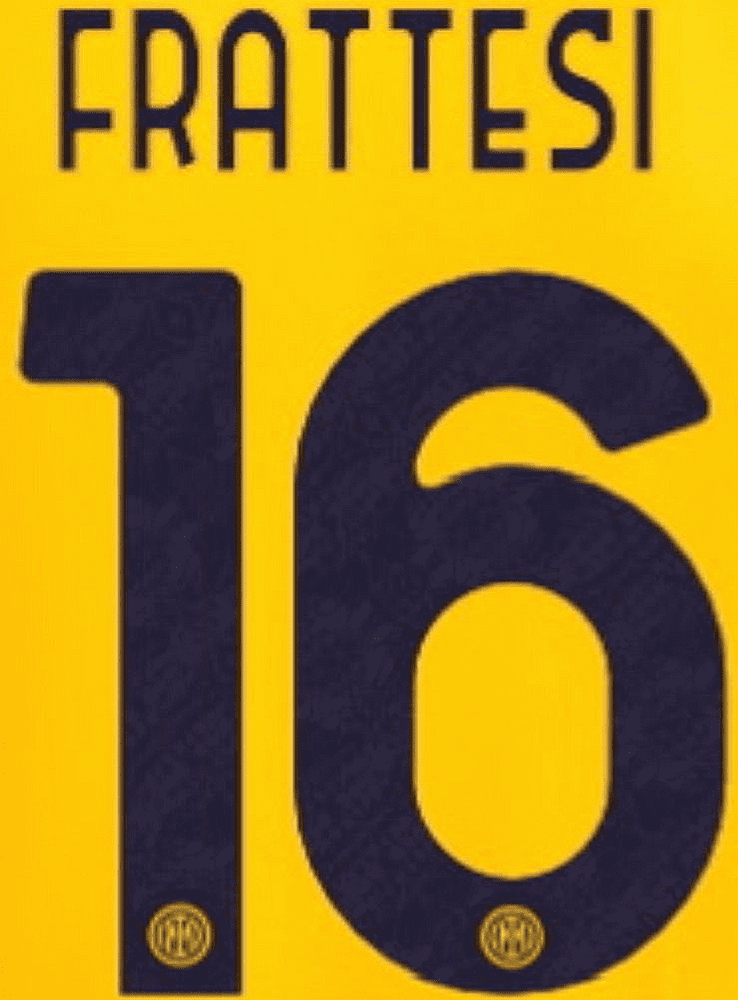 2024-25 Inter Milan Third Shirt FRATTESI 16 Official Player Issue Size ...