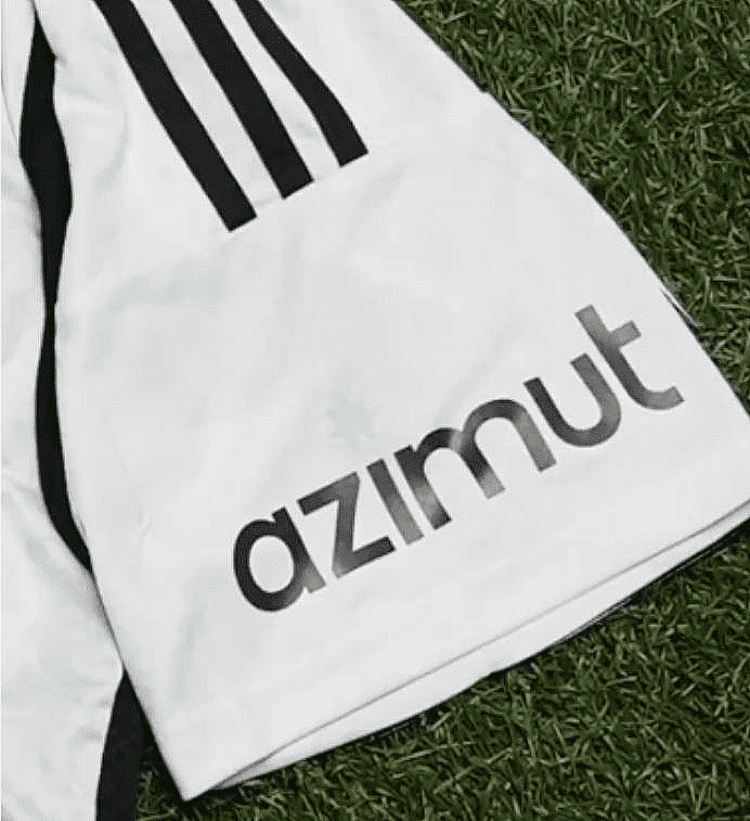 2024-25 Juventus AZIMUT Home Shirt Official Player Issue Size Sleeve Sponsor Logo