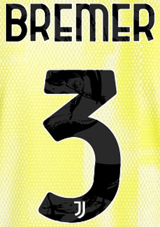 2024-25 Juventus Home/Away Shirt BREMER 3 Official Player Issue Size ...