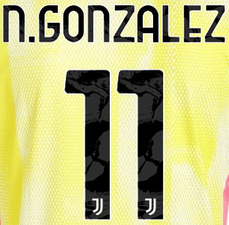2024-25 Juventus Home/Away Shirt N GONZALEZ 11 Official Player Issue ...